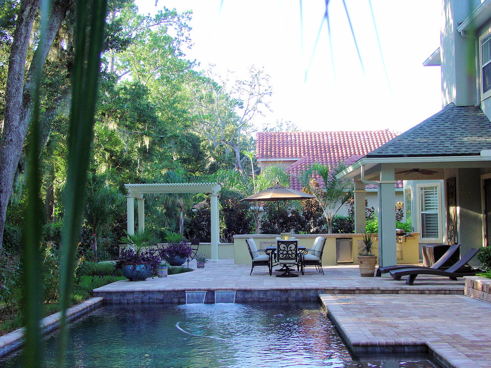 Straight Line Pool - Modern - Pool - Jacksonville - by Core Outdoors ...