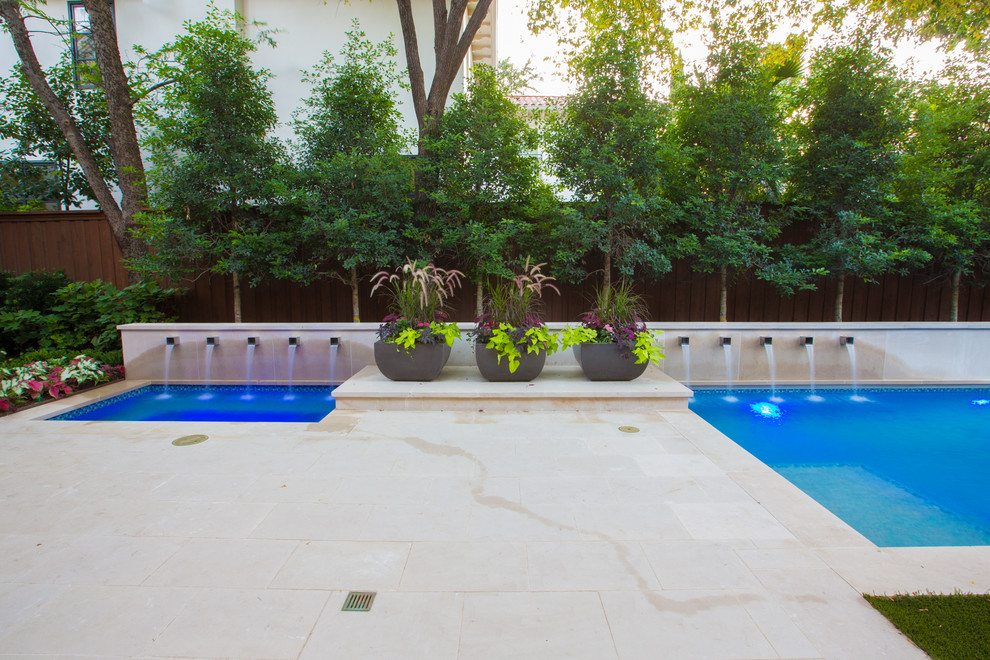 Stratford Residence - Mediterranean - Swimming Pool & Hot Tub - Dallas ...