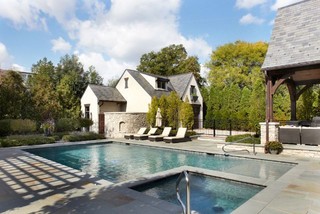 Stucco & Stone - Traditional - Pool - Chicago - by Tiburon Homes LLC ...