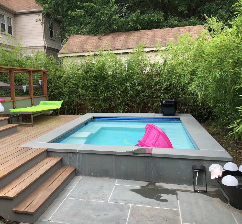 Suburban Modern with Pool - Contemporary - Pool - New York - by Little ...