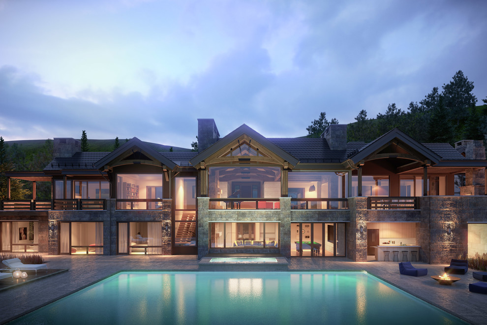 Sunnyside Ridge - Modern - Pool - Denver - by Aspen Design Room | Houzz