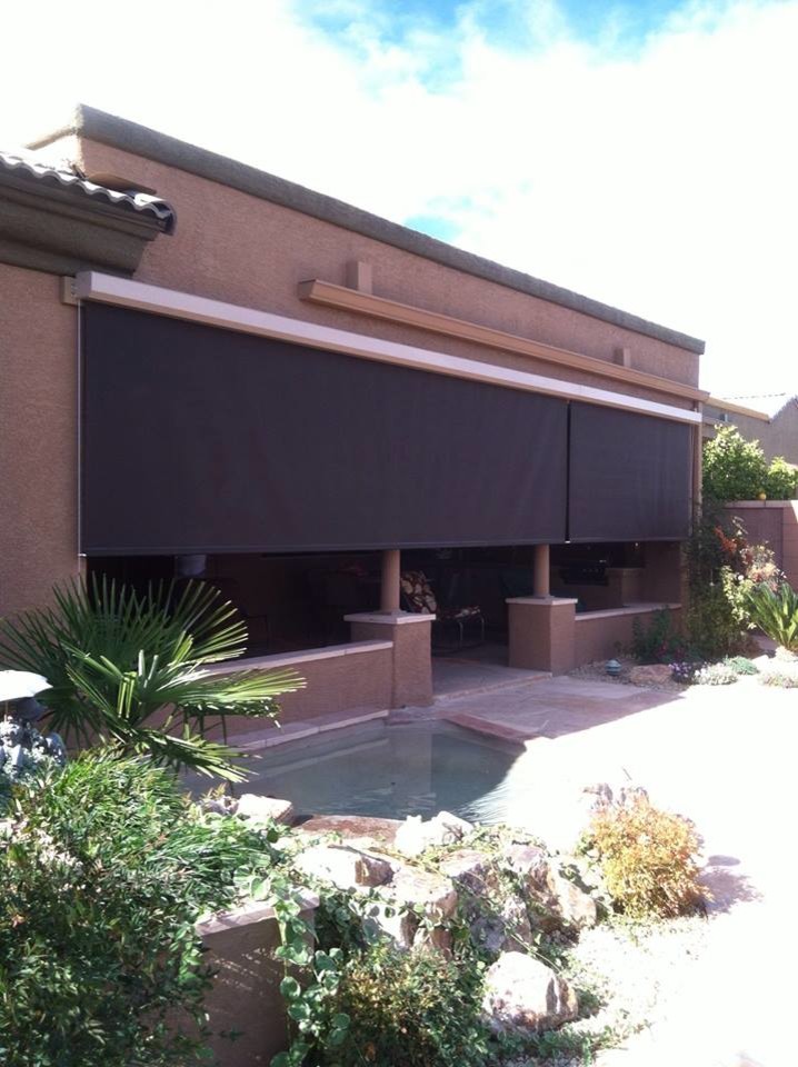 Sunscreens - Transitional - Swimming Pool & Hot Tub - Phoenix - by ...