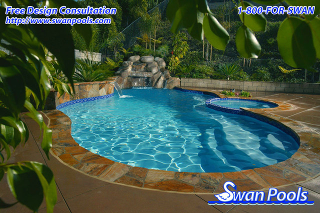Swan Pools Custom Designs - A Jewel in the Forest - Swimming Pool & Hot ...