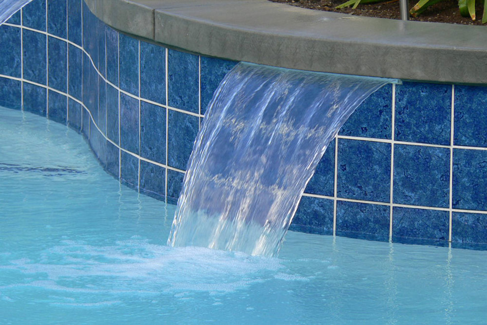 Swan Pools | Swimming Pool Company | Water Feature_Sheer Descent ...