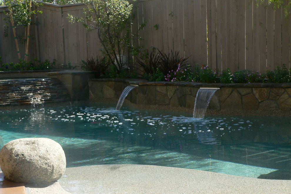 Swan Pools | Swimming Pool Company | Water Feature_Sheer Descent ...