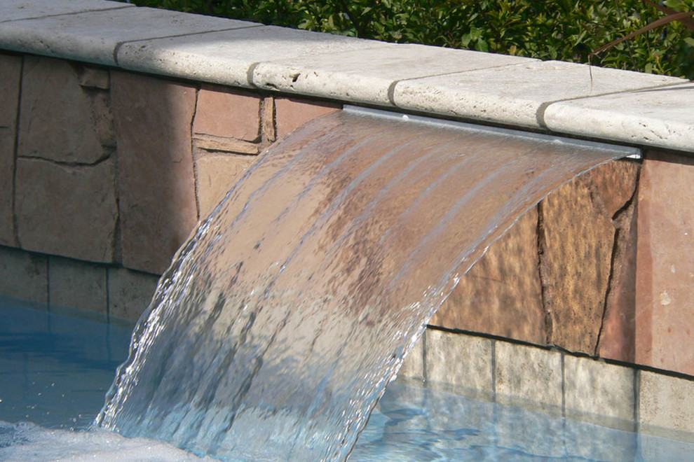 Swan Pools | Swimming Pool Company | Water Feature_Sheer Descent ...