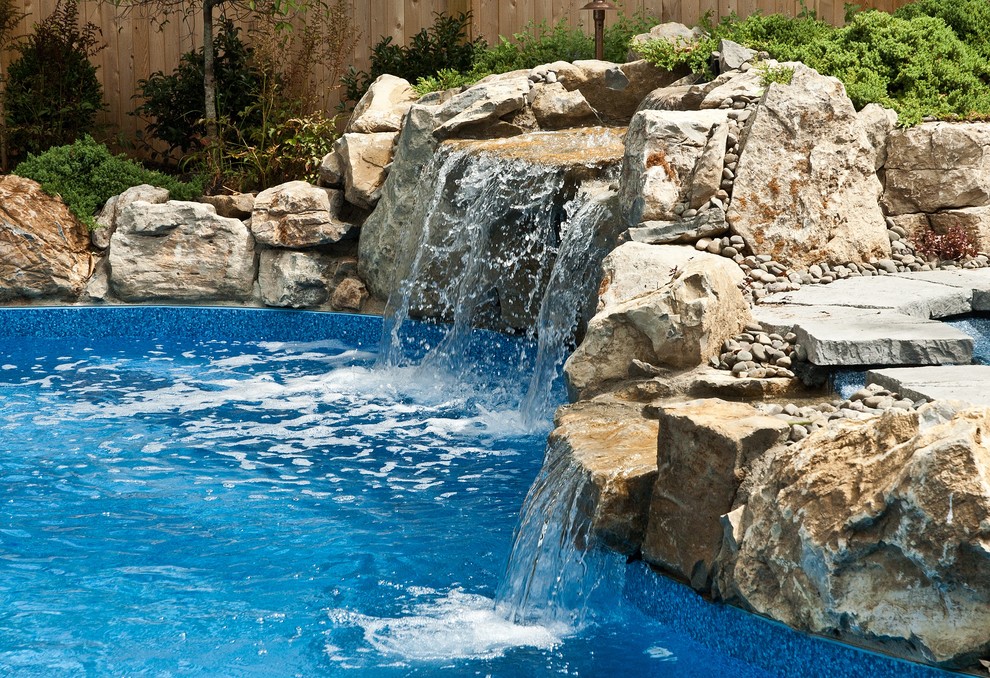 Swimming Pool and Spa Massapequa Long Island - Traditional - Pool - New ...