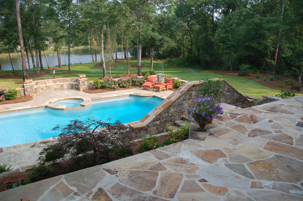 swimming pool - Traditional - Pool - Atlanta - by Charles Hodges Ltd ...