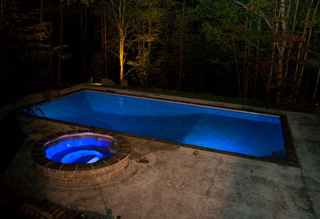 Swimming Pool Day and Night - Contemporary - Pool - Toronto - by Jones ...