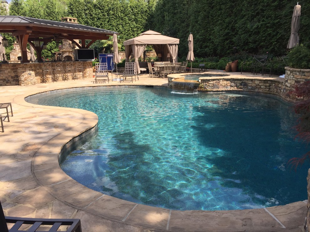 Swimming Pool Designs - Tropical - Pool - Atlanta - by Douglas C Lynn ...