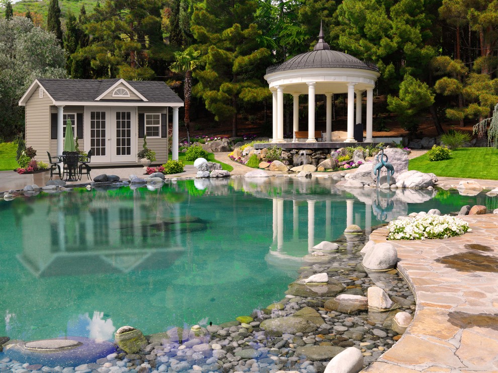 Swimming Pool House Sheds and Cabanas - Beach Style - Pool - Wilmington ...
