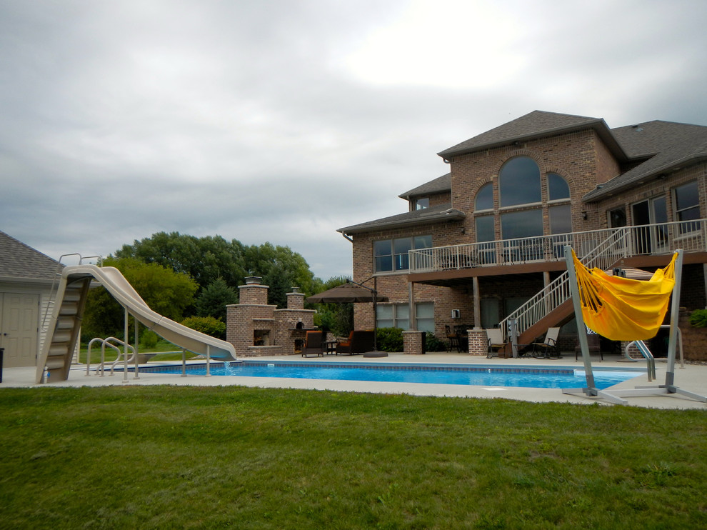 Swimming Pool Project in Southeastern MN - Traditional - Pool - Other ...