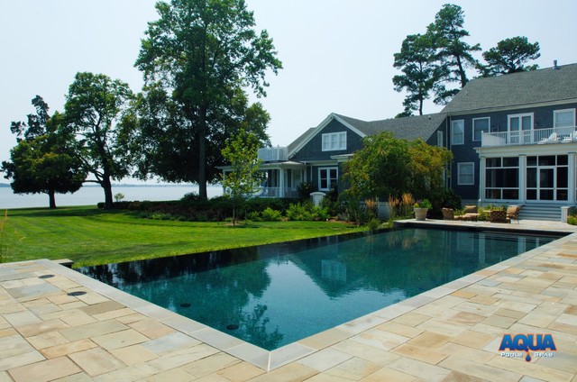 Swimming Pool Renovations Before & After - Traditional - Pool - DC ...