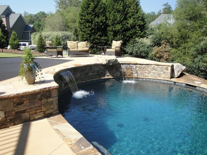 Swimming Pool Water Features - Traditional - Pool - Atlanta - by ...