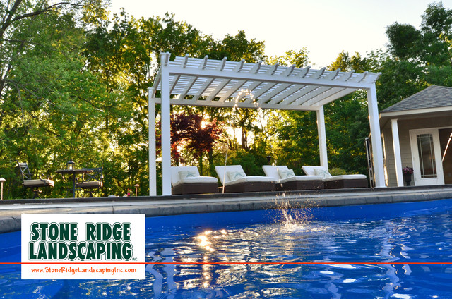 Swimming Pools And Pergolas Contemporary Swimming Pool And Hot Tub Other By Stone Ridge