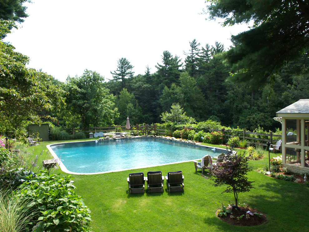 Swimming Pools - Traditional - Pool - Boston - by Aquascape Pool ...