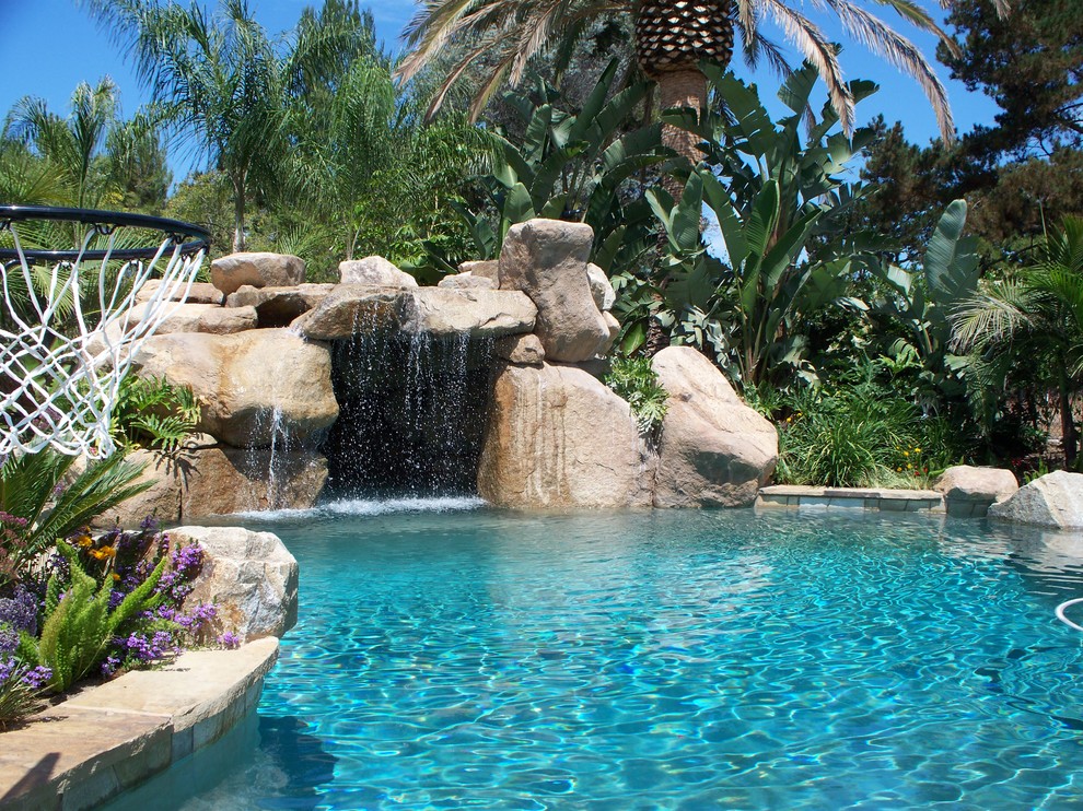 swimming pools - Tropical - Pool - San Diego - by David Klages Design ...