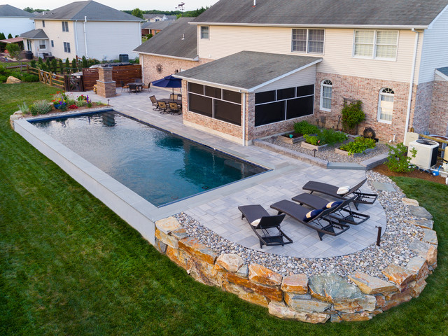 Techo-Bloc Concrete Paver Pool Patio - Piscine - Wilmington - par ...