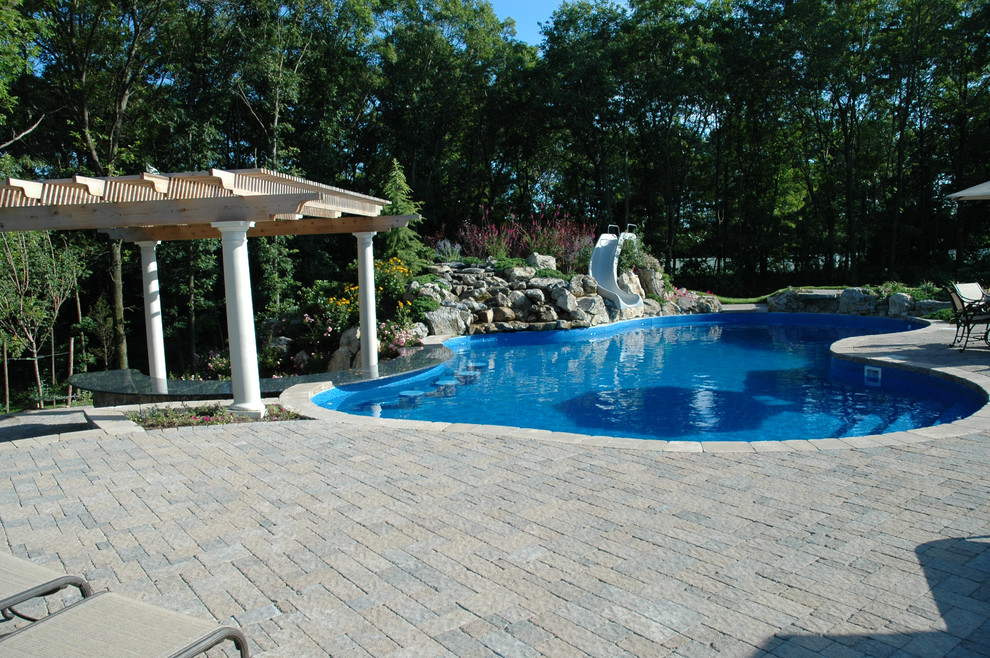 Techo-Bloc’s “Elena” in Sandlewood - Traditional - Pool - New York - by ...