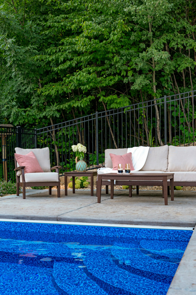 Terraced Paradise - Traditional - Pool - Minneapolis - by Mom's Design ...