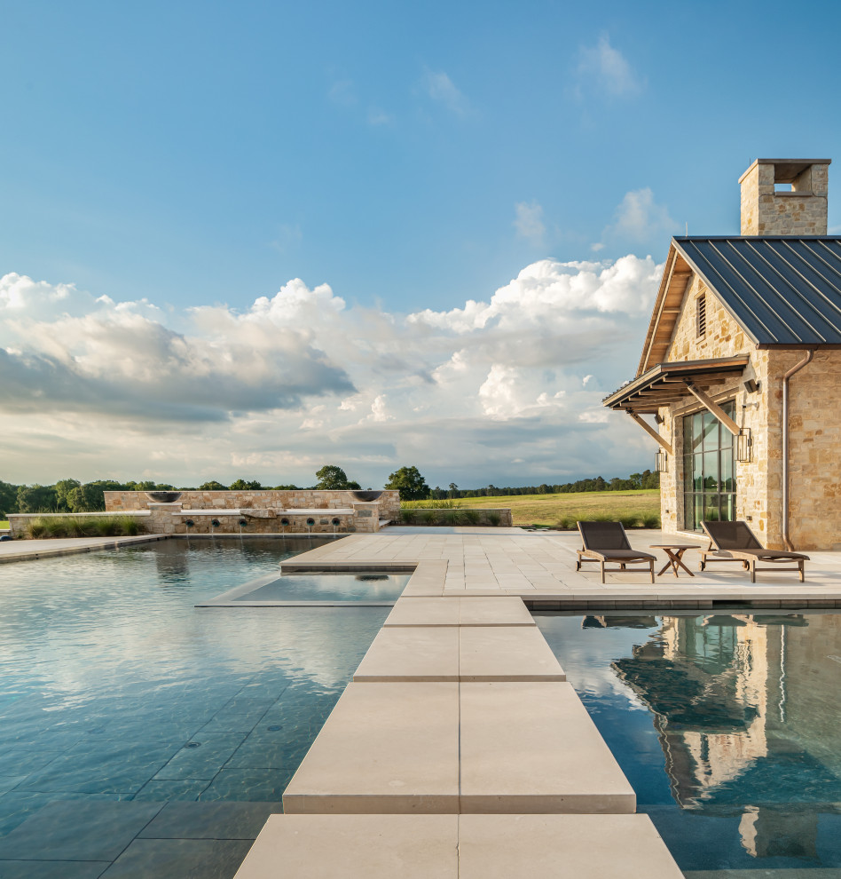 Texas Ranch - Farmhouse - Pool - Dallas - by Farmer Payne Architects ...