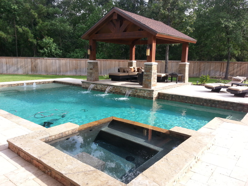 Texas Style Outdoor Living - Traditional - Pool - Austin - by Canyon ...