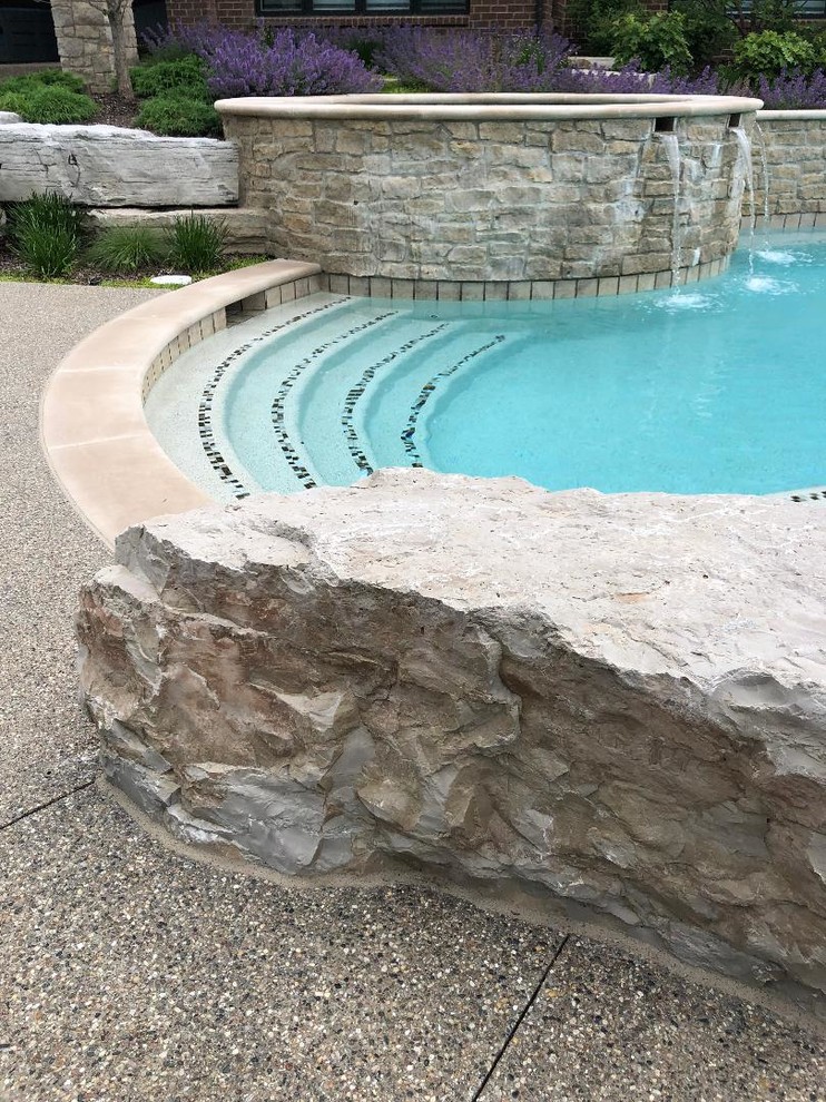 Thatcher Dr. Pool - Rustic - Swimming Pool & Hot Tub - Detroit - by ... Thatcher Dr. Pool - Rustic - Swimming Pool & Hot Tub - Detroit - by ...