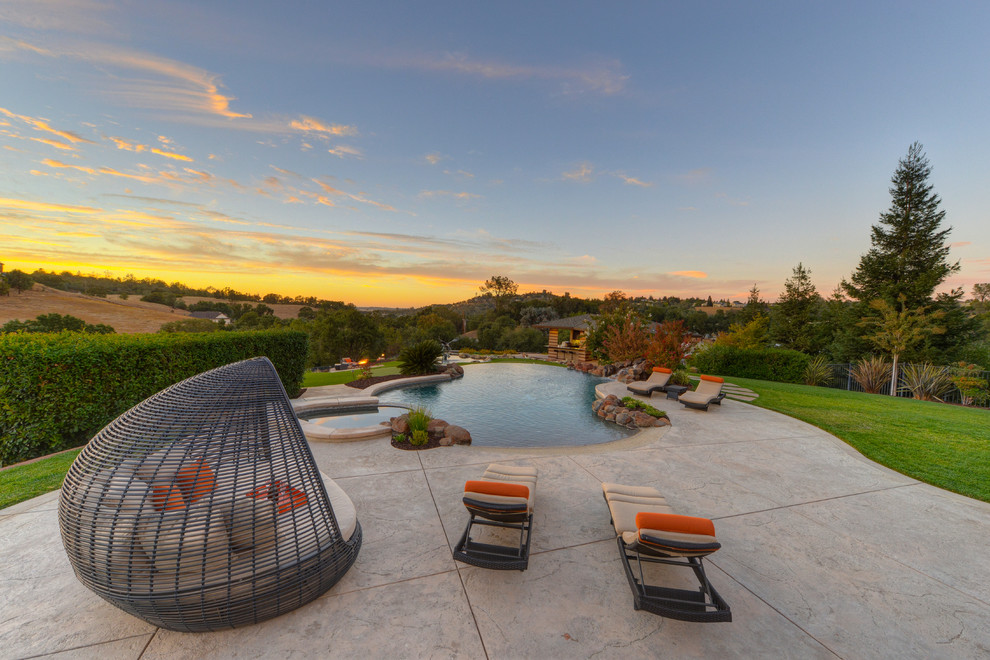 The Backyard - Contemporary - Pool - Sacramento - by Todd Peddicord ...