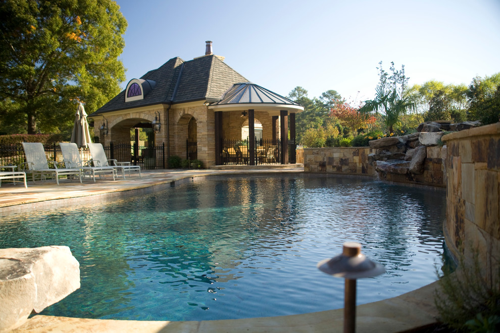 The Chateau - Mediterranean - Pool - Atlanta - by Ed Castro Landscape ...