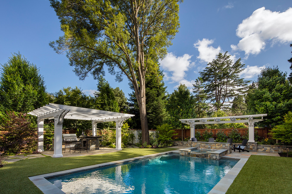 The Country Home - Traditional - Pool - San Francisco - by CK Landscape ...