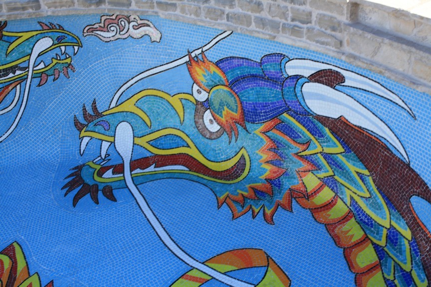 The Dragon Pool - Craftsman - Pool - Los Angeles - by Vita Nova Mosaic ...