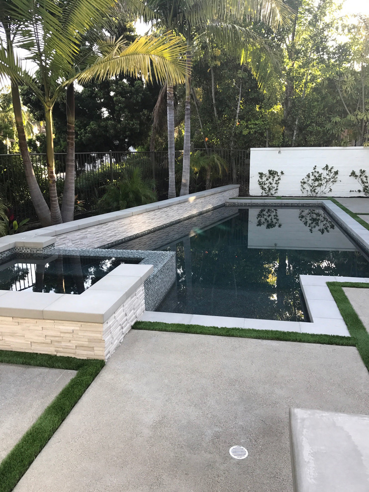 The H. Michelle & Michael Residence - Contemporary - Pool - Orange ...