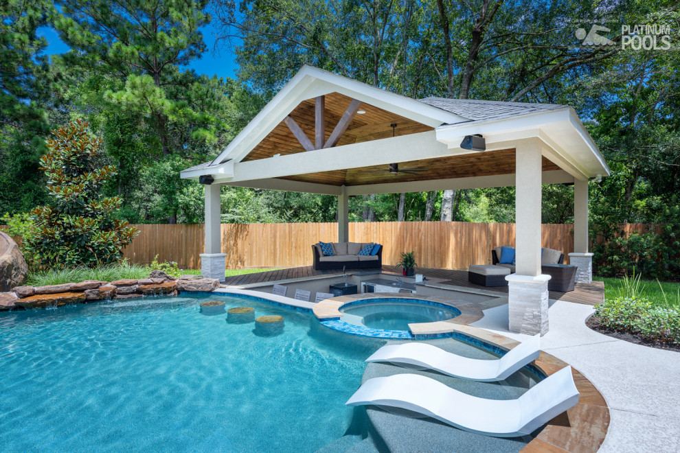 The Jelke's Oasis - $150,000 - $200,000 - Pool - by Platinum Pools | Houzz