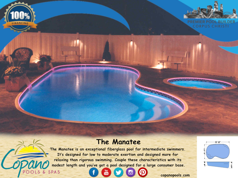 The Manatee - Modern - Pool - Austin - by Copano Pools & Spas | Houzz