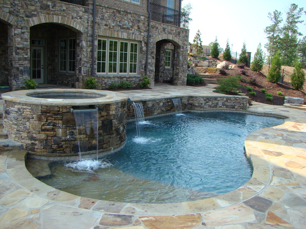 The Manor - Traditional - Pool - Atlanta - by Atlanta Pools, Inc. | Houzz