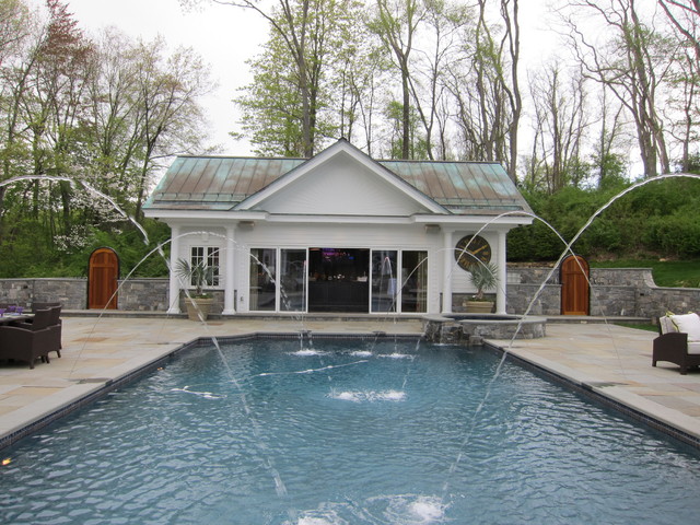 The Pool House - Traditional - Swimming Pool & Hot Tub - New York - by ...