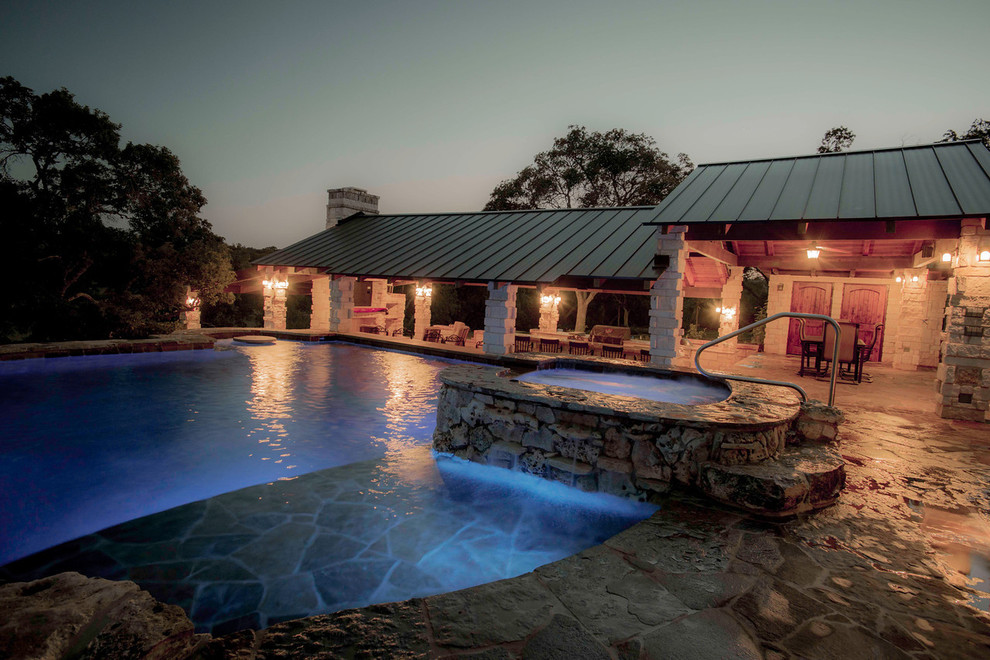 The Ranch - Traditional - Pool - Austin - by Cascade Custom Pools | Houzz