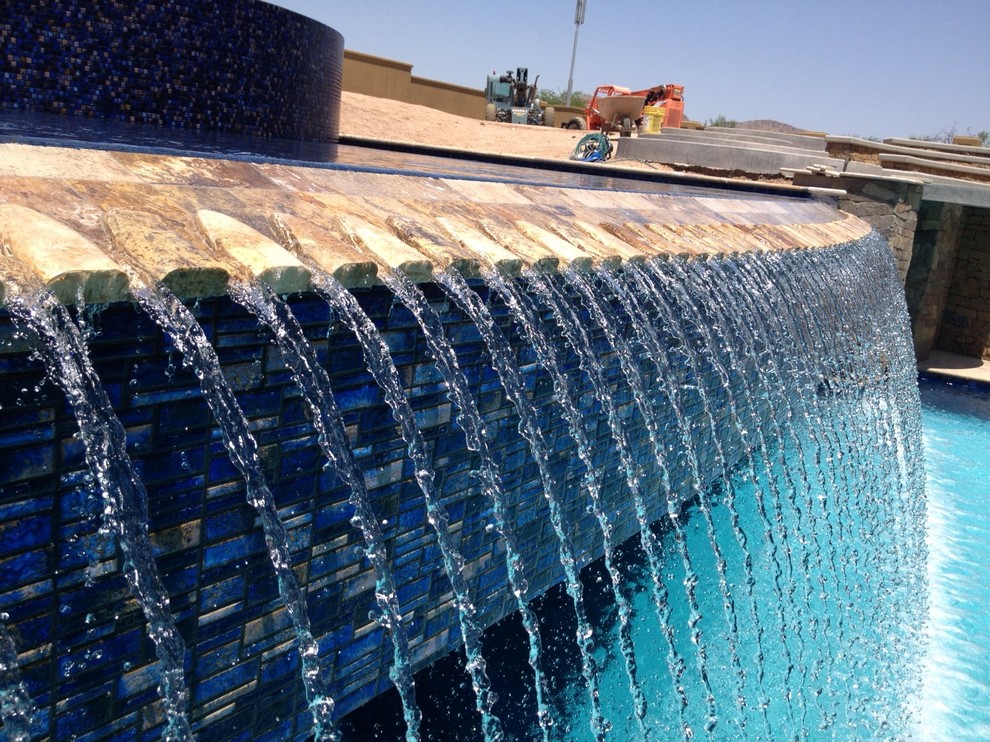 The Road Less Traveled - Contemporary - Pool - Phoenix - by Red Rock ...