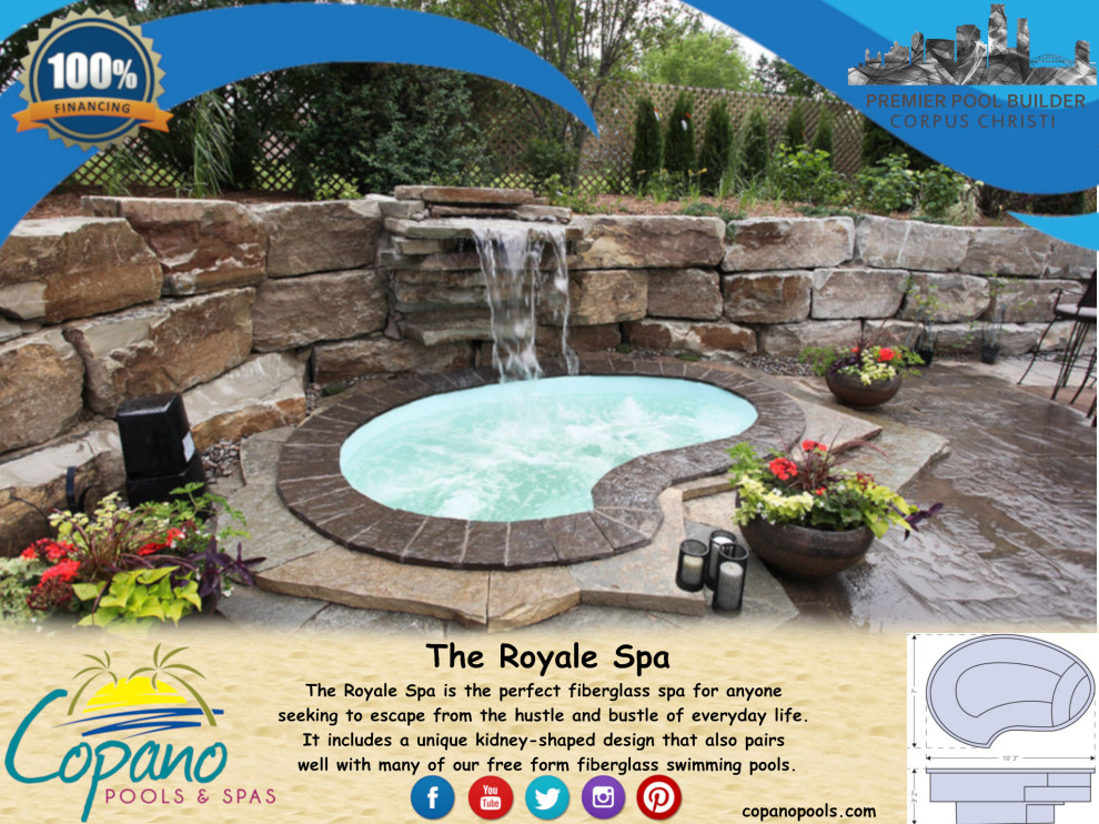The Royale Spa - Modern - Pool - Austin - by Copano Pools & Spas | Houzz