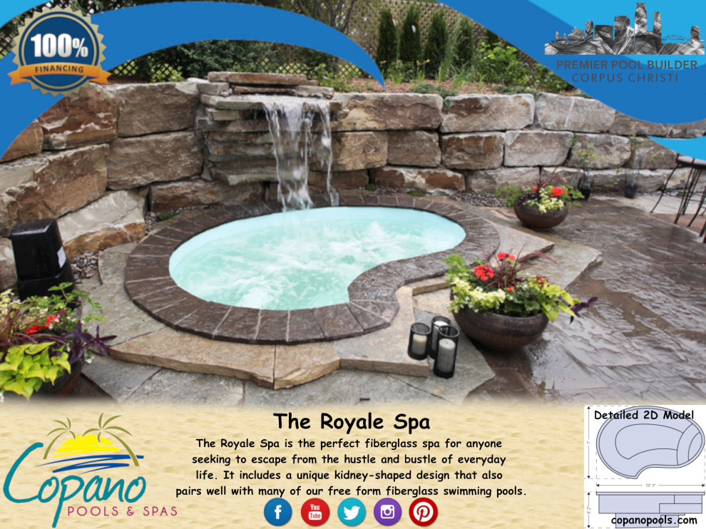 The Royale Spa - Modern - Pool - Austin - by Copano Pools & Spas | Houzz