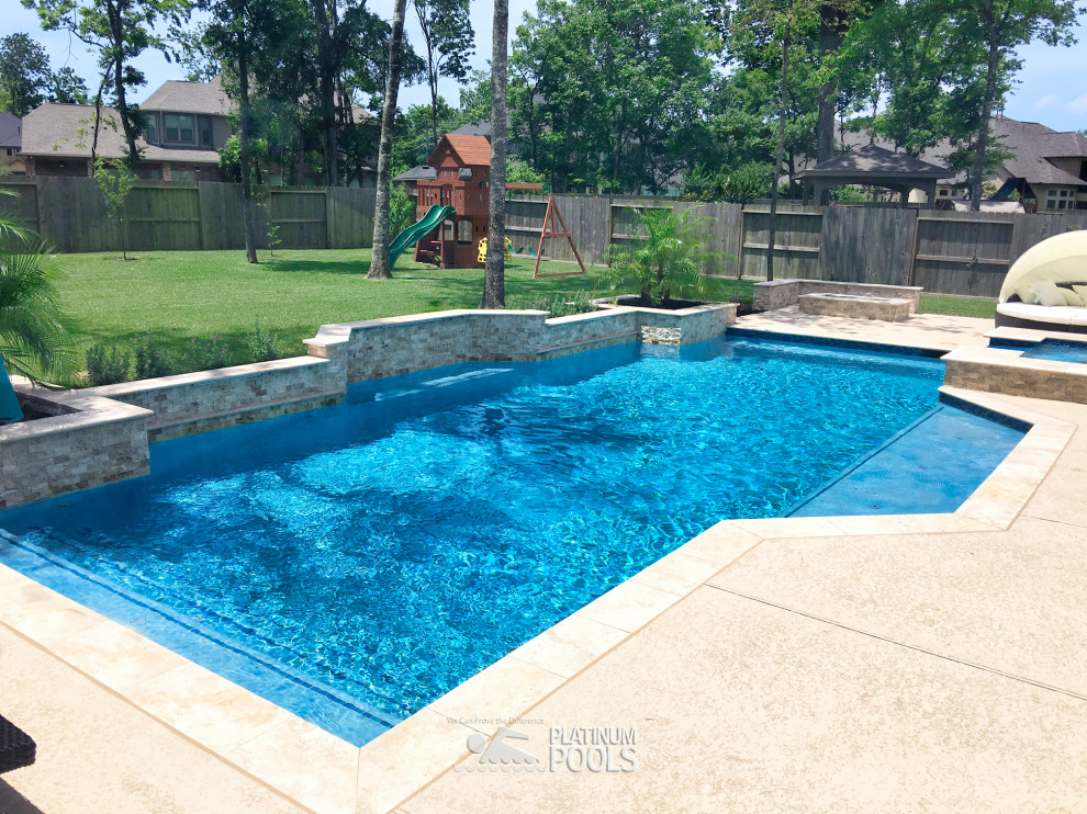 The Tyler Family Oasis - 100K - 125K - Contemporary - Pool - by ...