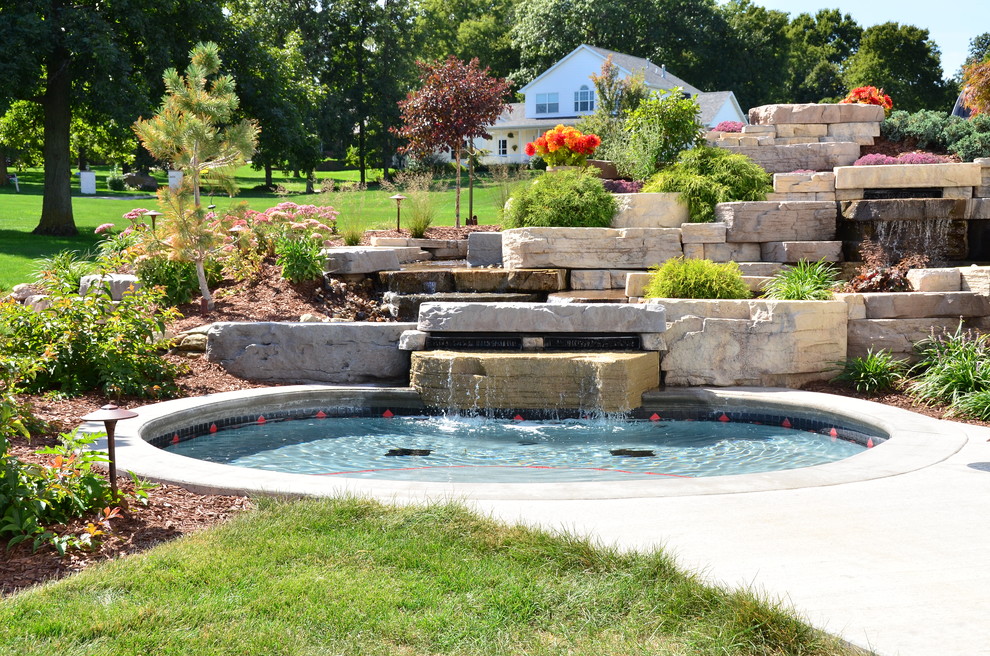 The Wader - Eclectic - Swimming Pool & Hot Tub - Cedar Rapids - by Pool ...