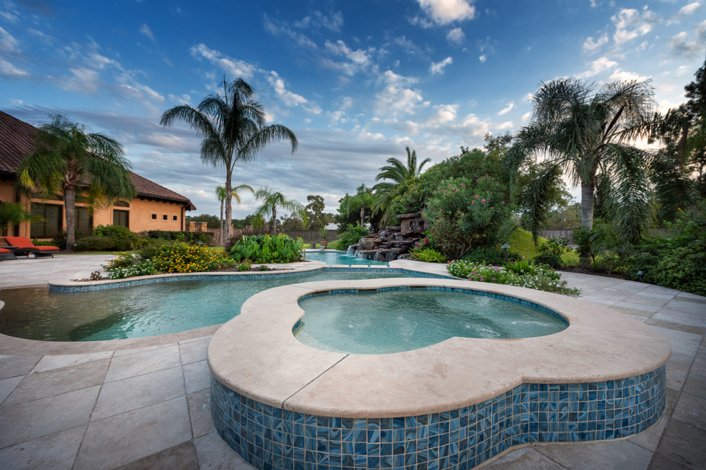 The Wisebaker's Family Oasis $200K + - Tropical - Pool - Houston - by ...