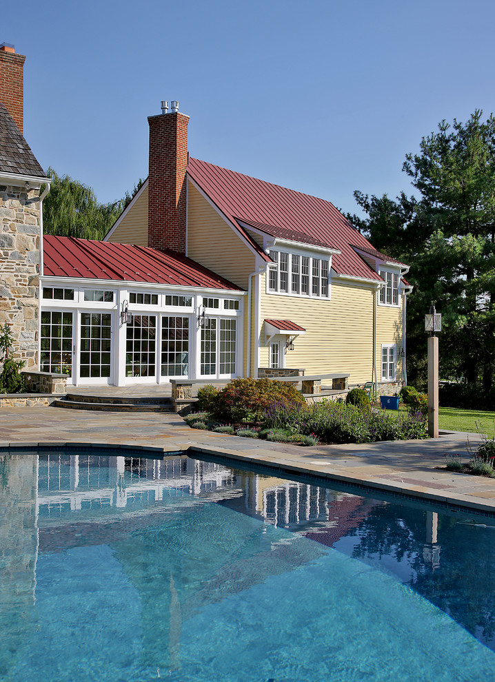 Three Sisters Farm - Rustic - Pool - DC Metro - by Cunningham | Quill ...