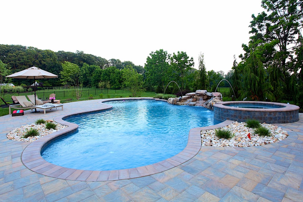 Tiki Bar Pool Plus - Traditional - Pool - Philadelphia - by Blue Haven ...