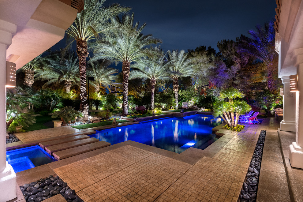 Timeless Geometry - Transitional - Pool - Las Vegas - by Poolscapes ...