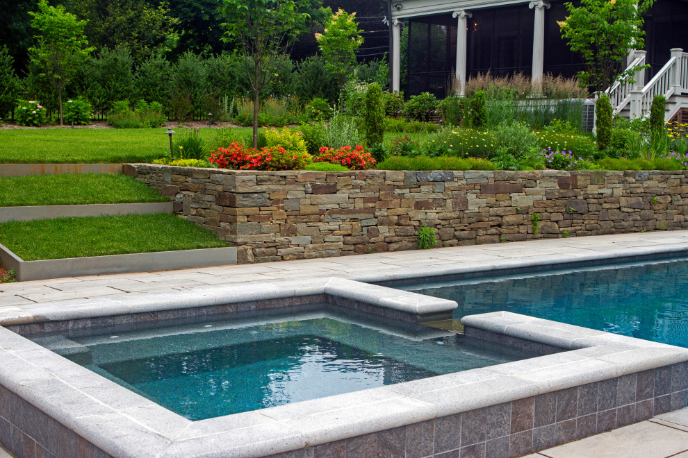Total makeover for pool and gardens of classic Georgian residence ...