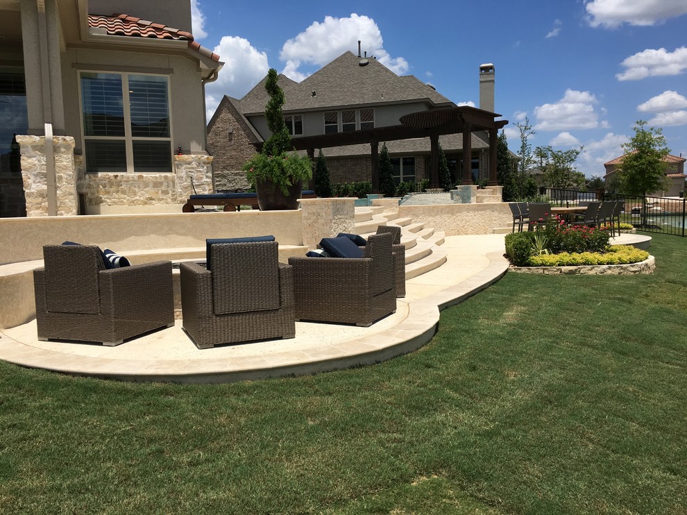 Towne Lake Multi-Level Design - Rustic - Pool - Houston - by Great ...