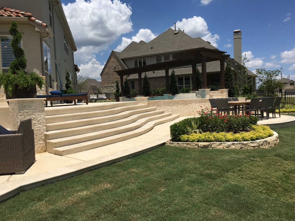 Towne Lake Multi-Level Design - Rustic - Pool - Houston - by Great ...