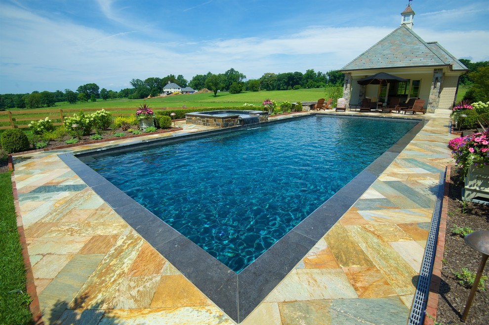 Traditional Elements - Ardrossan Farm, PA - Traditional - Pool ...